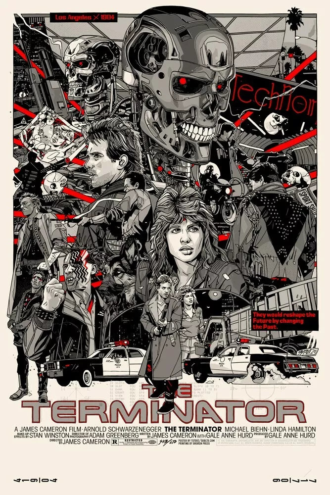 The Terminator (Variant) by Tyler Stout | sceneprints.com