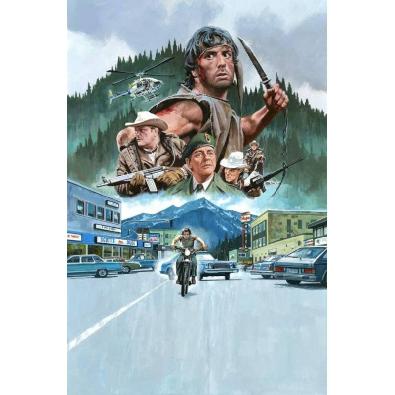 Rambo First Blood Variant by Paul Mann | Movie Poster | Screen Print ...